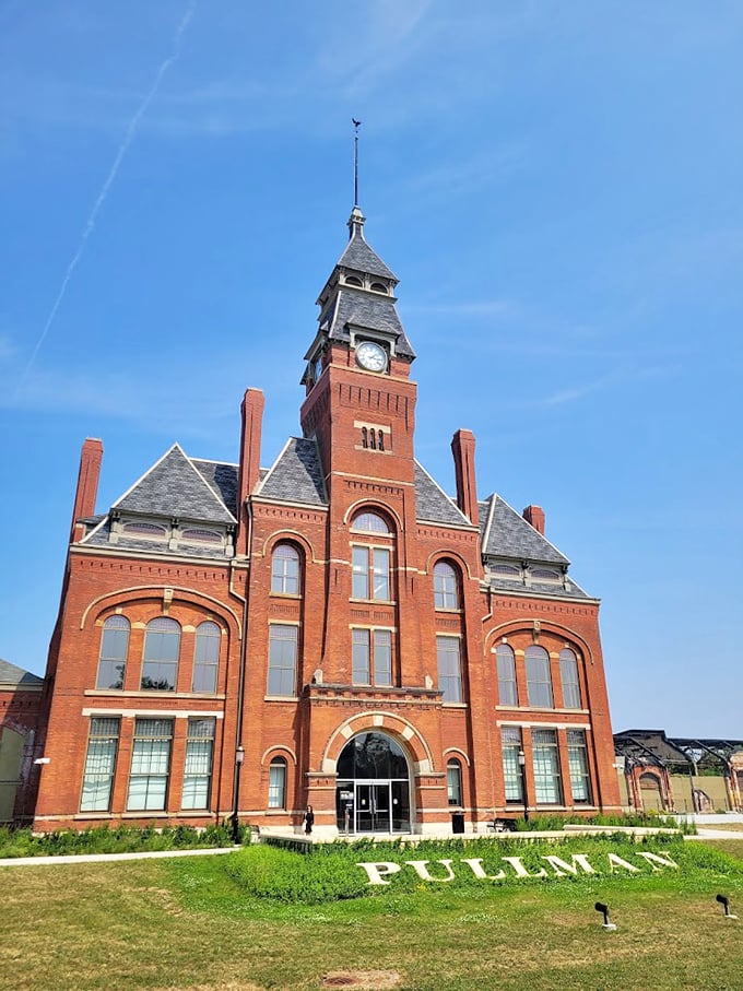 End of the line: Pullman! This former company town is the ultimate pit stop for industrial history buffs and architecture enthusiasts alike.