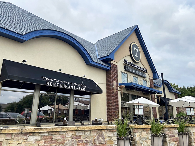 The Tavern Grill: Not your average pub grub. It's like your favorite flannel shirt got a Mediterranean makeover.