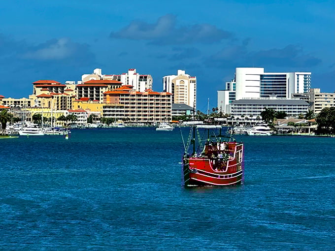 Water guns instead of cannons? This crew knows how to keep it fun without the risk of walking the plank.