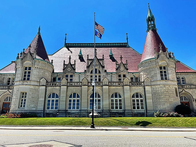Neither rain, nor sleet, nor medieval siege can stop this castle-turned-museum from its appointed rounds of fascinating local history.