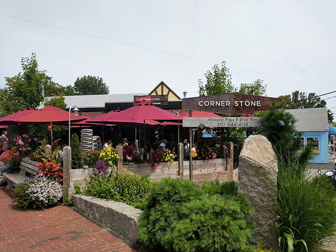 Flowers, fresh air, and fantastic pizza &ndash; Cornerstone is serving up the recipe for a perfect Maine day.