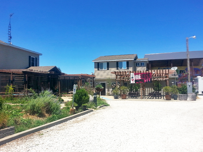 Raise a glass to good design! Danenberger's multi-level patio is an al fresco wine lover's dream. 