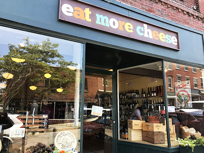 Fuel up on fromage! This cheese emporium is the perfect pit stop for dairy dreamers.