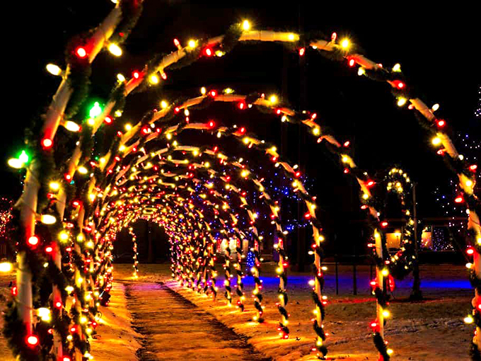 Cruise through this icy wonderland and feel the pull of North Shore charm around every corner.