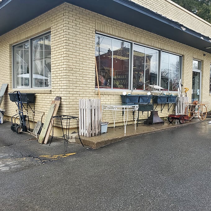 Booth after booth of curated coolness. It's like channel-surfing through decades, but everything's for sale!