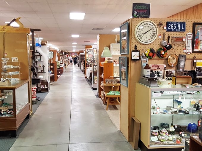 "Step into Jeffrey's time machine, where every turn reveals a new decade. Watch out for disco balls and hula lamps!"