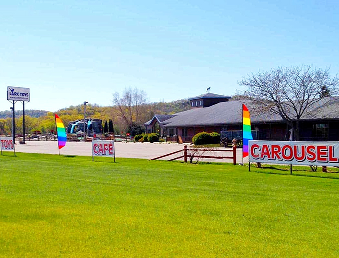 From handmade carousels to vintage treasures, Lark Toys is the Disneyland of the Midwest for the young at heart.