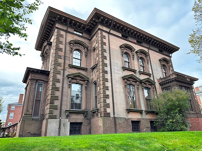 Tassels and frescoes and chandeliers, oh my! This mansion is the 19th century's answer to Versailles.