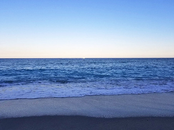 Fifty shades of blue: The ocean puts on a dazzling display, making you wonder if Mother Nature moonlights as an artist.