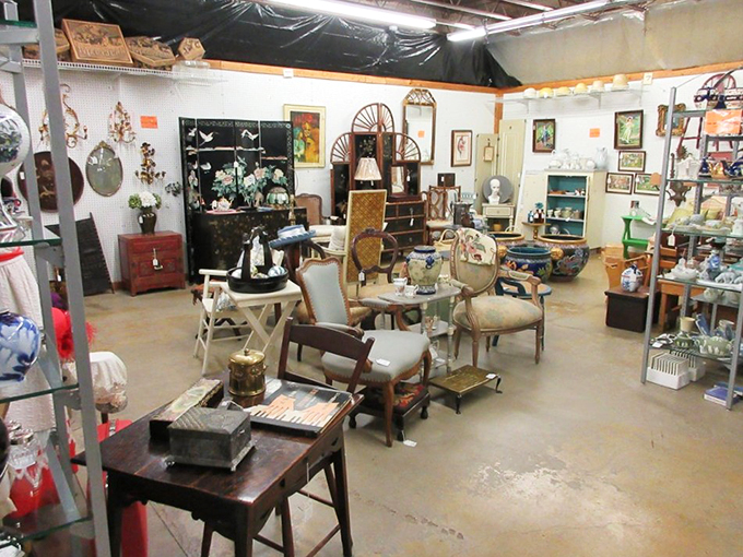 Pull up a chair to the past! This furniture free-for-all is where mid-century modern meets Victorian charm. Time to redecorate, anyone?