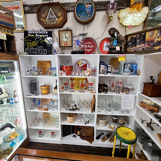 Cheers to yesteryear! This shrine to suds is a beer lover's dream, complete with steins that could make Oktoberfest jealous.