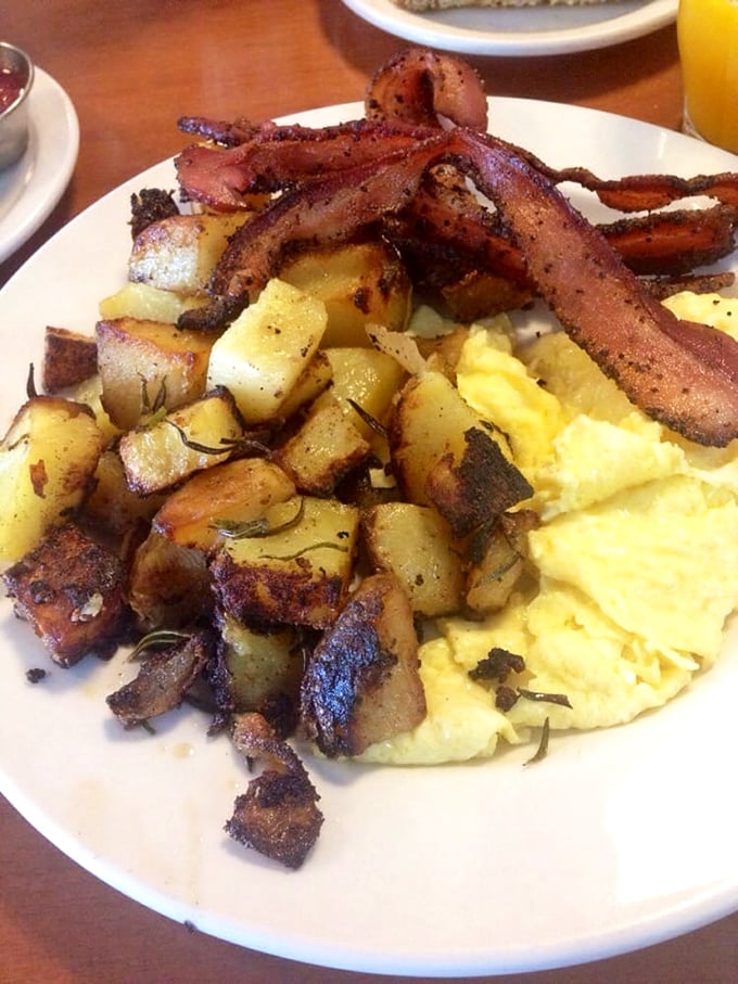 The Hog & Chick: where bacon and eggs join forces to create a sandwich so good, it should have its own theme song.