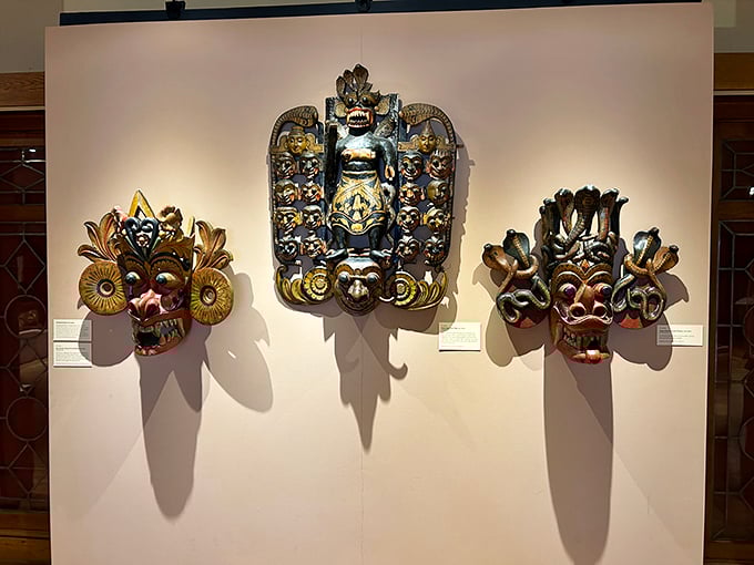 Masks that could give Halloween a run for its money! These colorful faces are serving up a buffet of emotions &ndash; from "yikes" to "wow" in one glance.