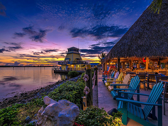 Tiki time: Where island vibes meet Florida charm. Pull up a colorful chair, order something tropical, and let the stress of everyday life melt away like ice in your cocktail.