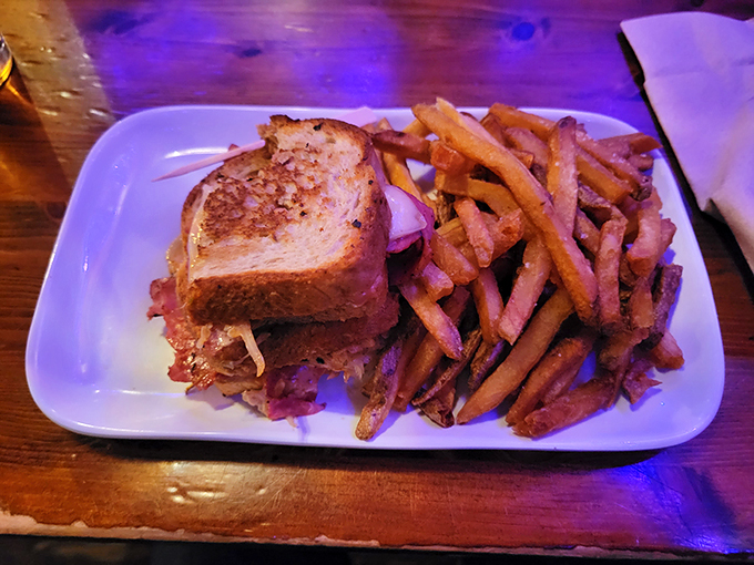 A sandwich so perfectly stacked, it could teach Jenga a thing or two. Bite-sized bliss awaits!