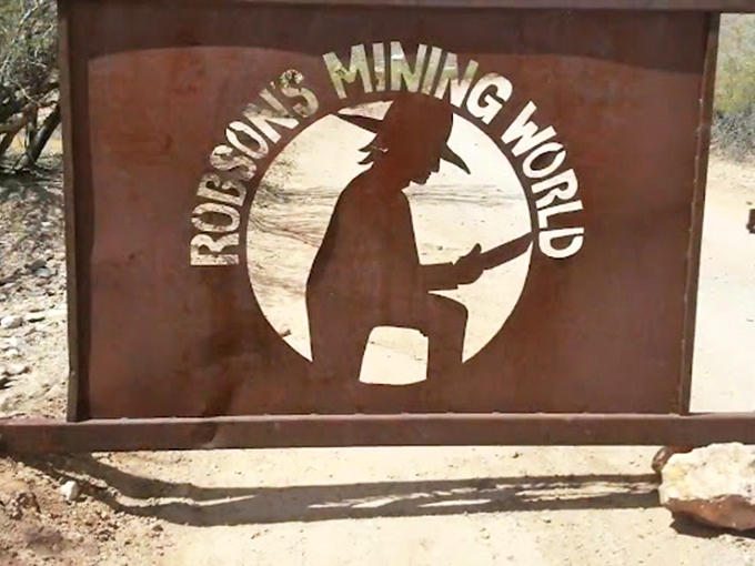 The gateway to adventure! This sign promises a journey through time, no DeLorean required&mdash;just bring your imagination.