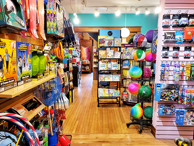 Talk about sensory overload! This toy cornucopia is like Willy Wonka's factory, minus the chocolate rivers and dubious work practices.