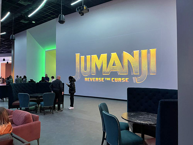 "Look, Ma! I'm in a movie!" Interactive exhibits bring silver screen magic to eager fingertips.