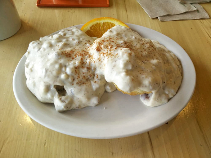 Creamy, dreamy, and oh-so-steamy. These biscuits and gravy are like a warm hug for your insides.