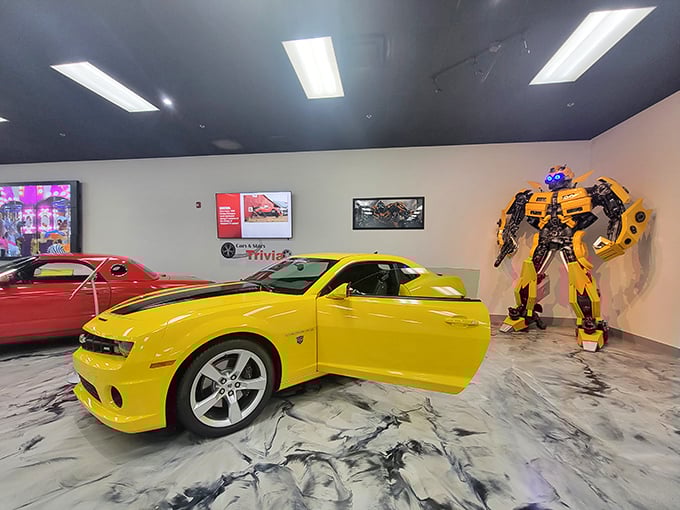 More than meets the eye: This isn't just any Camaro&mdash;it's Bumblebee's cousin, ready to transform your museum experience into an adventure.