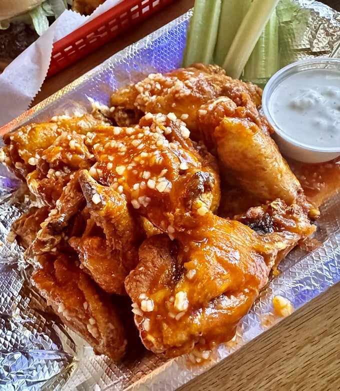 Forget about counting calories &ndash; these wings are worth every finger-licking, napkin-grabbing bite. It's a flavor party, and your mouth is invited!