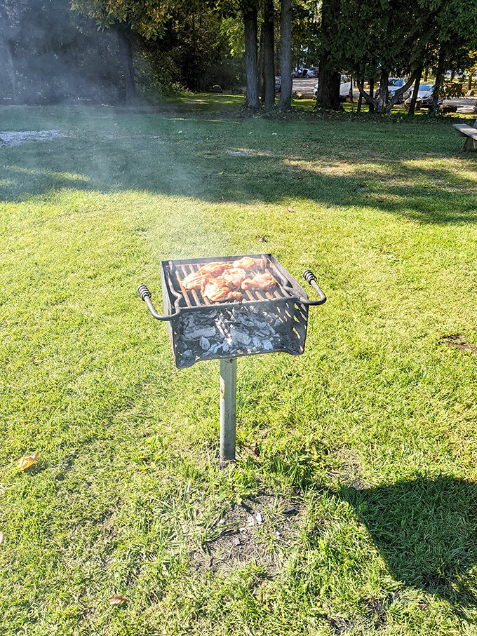 Fire up your inner grill master at Charlotte Town Beach. Because everything tastes better with a side of fresh air and lake views.