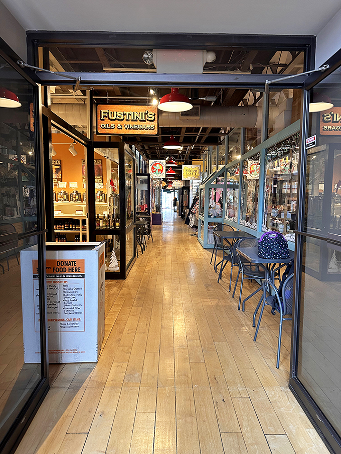 Step into a shopper's paradise! Kerrytown's interior is a treasure trove of temptations, from gourmet goodies to quirky keepsakes.