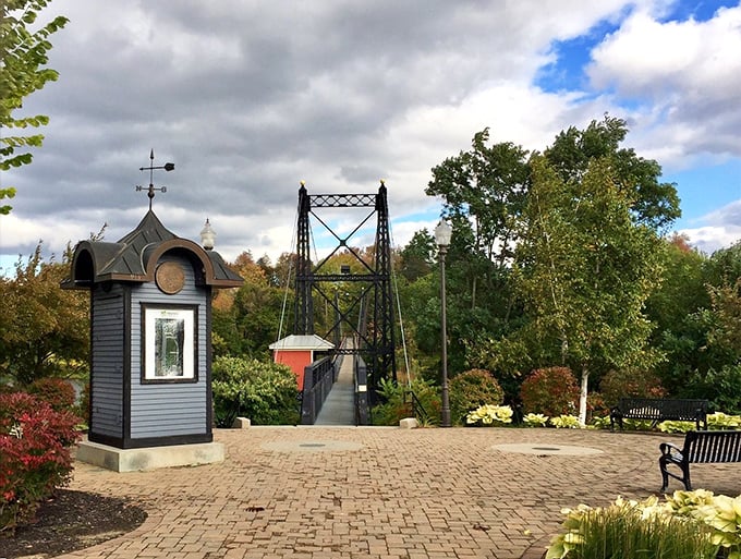 A park with a view: This isn't your average neighborhood swing set. It's a front-row seat to living history!