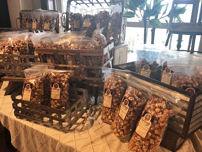 Popcorn for days! These rustic crates are bursting with flavored kernels, ready to transform your snack game from meh to marvelous.