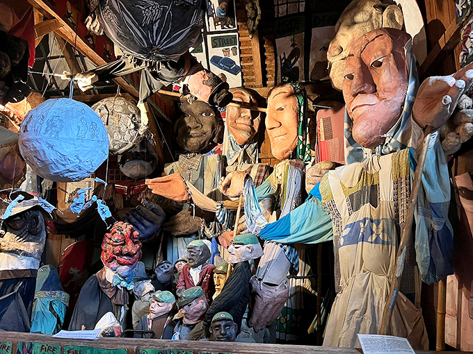 It's a puppet party, and everyone's invited! From jolly giants to pensive philosophers, this motley crew's got personality in spades.