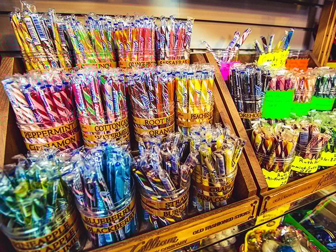Stick 'em up... in your mouth! These retro candy sticks are like edible time machines, transporting you back to simpler, sweeter times.