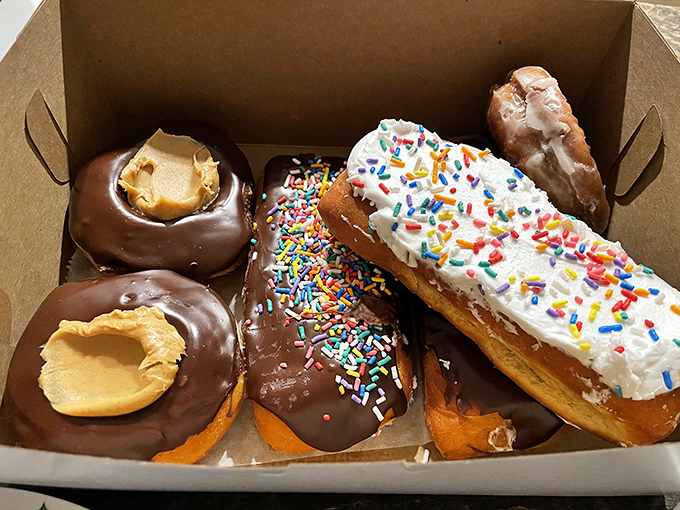 Open this treasure chest of fried dough, and you'll understand why Homer Simpson's always drooling.