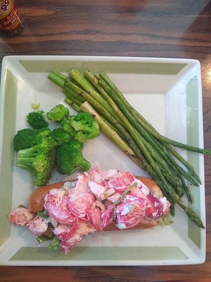 Who needs a pot of gold when you've got this treasure on a plate? This lobster roll is summer on a bun.