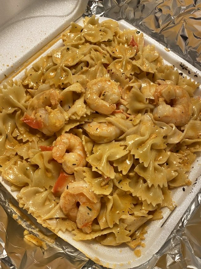 Pasta la vista, baby! This creamy shrimp-studded masterpiece is what happens when Italy and Louisiana have a delicious love child.
