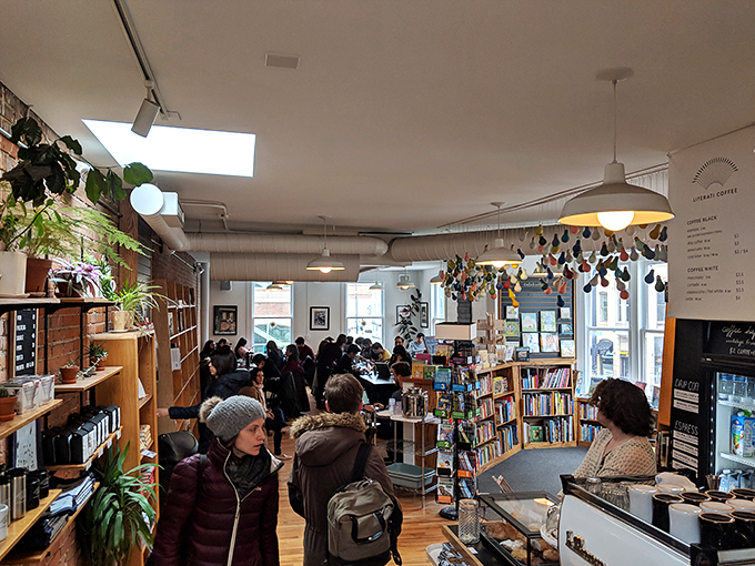 Where bookworms become social butterflies. This aisle is buzzing with the quiet energy of fellow readers.