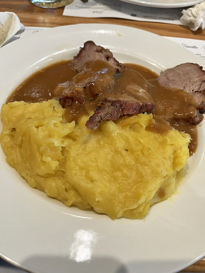 Pot roast so tender, it practically melts on the plate. Comfort food that hugs you from the inside out.