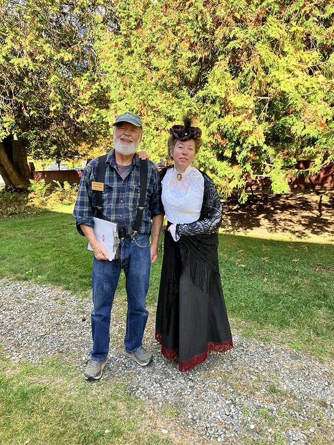 Time-traveling tour guides or the world's most committed cosplayers? Either way, they're bringing history to life with style!