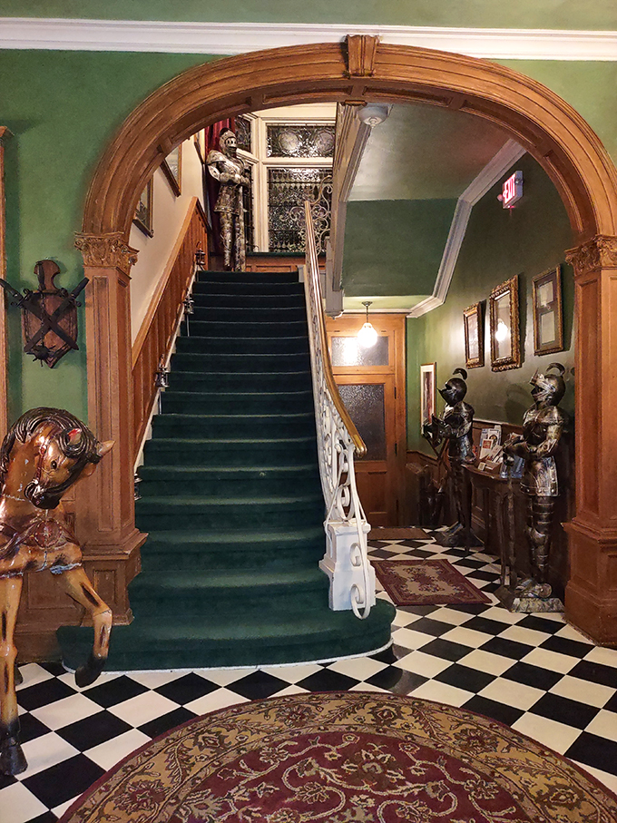 Stairway to heaven? Not quite, but close! Ascend these grand steps and feel like royalty &ndash; no crown required.