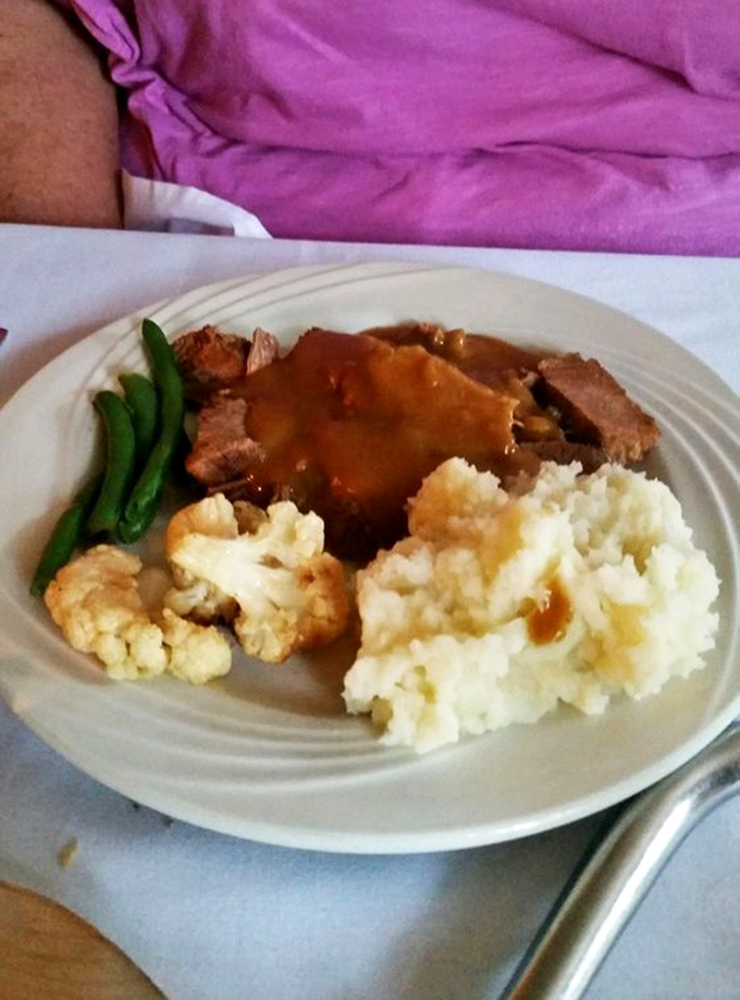 The Yankee Pot Roast: Where comfort food meets time travel. It's like a warm hug from Paul Revere himself&mdash;only much tastier.