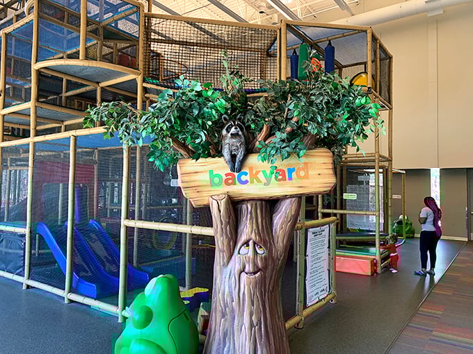 Roadside attraction alert! This "backyard" makes your home playground look like a sandbox.