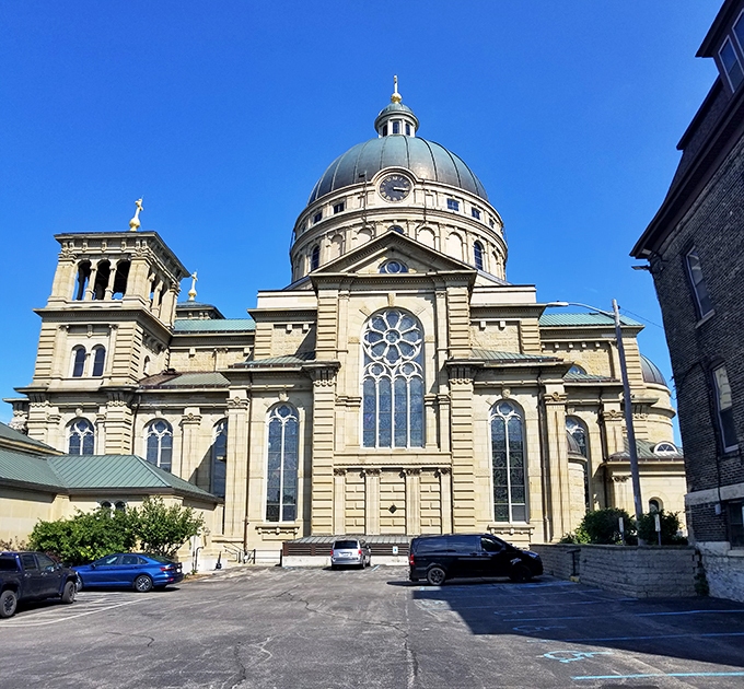 Holy recycling, Batman! This Polish-inspired basilica is what happens when salvage goes sublime.