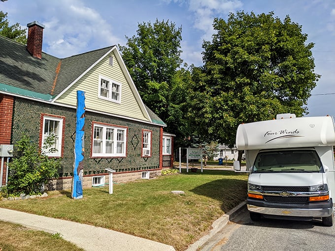 Bottle, bottle, on the wall! Kaleva's Bottle House Museum turns "one man's trash" into an architectural treasure.