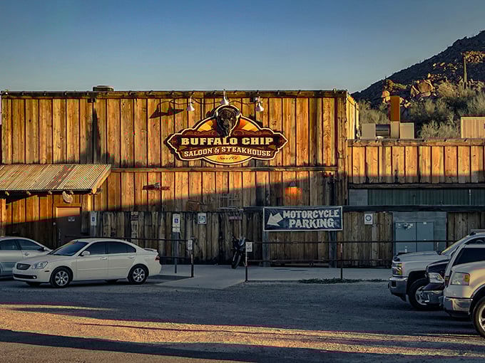 Buffalo Chip Saloon: Where the steaks are hot and the bull riding is hotter!