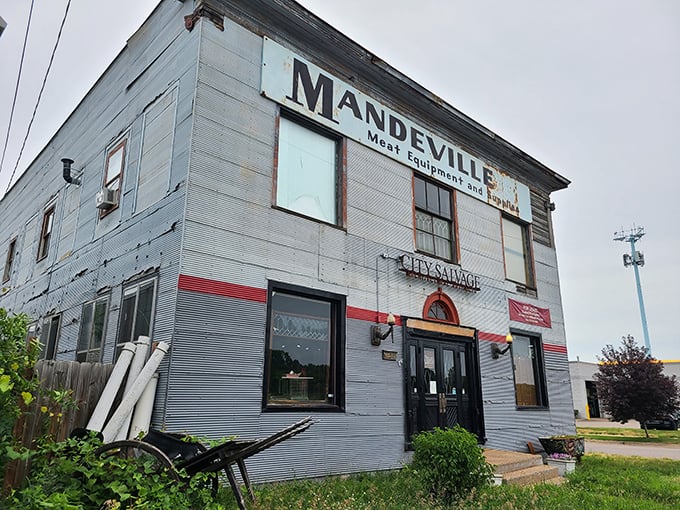 History's garage sale meets architectural treasure trove. It's where old doorknobs find new purpose and stories!