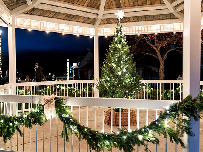 Park your sleigh in Ephraim. This village tree is your guiding star to Scandinavian holiday cheer!