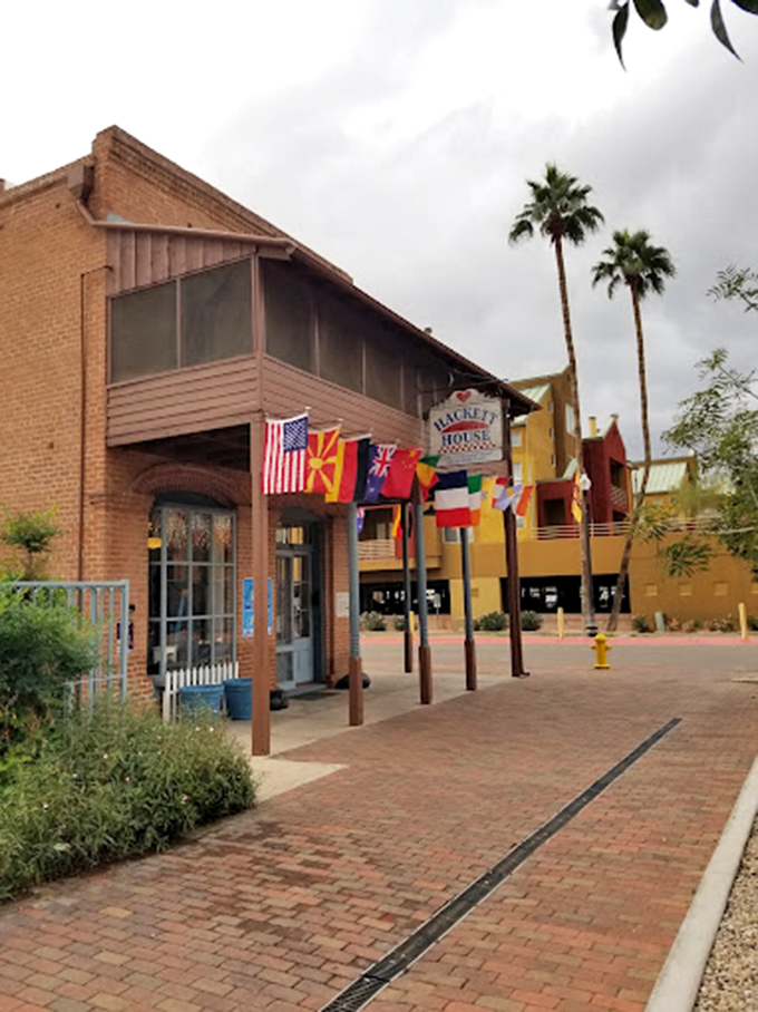 Hackett House: Tempe's global gateway disguised as a Victorian charmer. Travel the world without leaving Arizona &ndash; passport for your taste buds included!