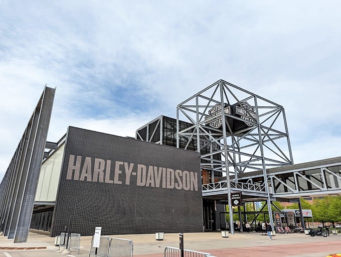 Hog heaven: Where leather meets legacy, and you can almost smell the open road.