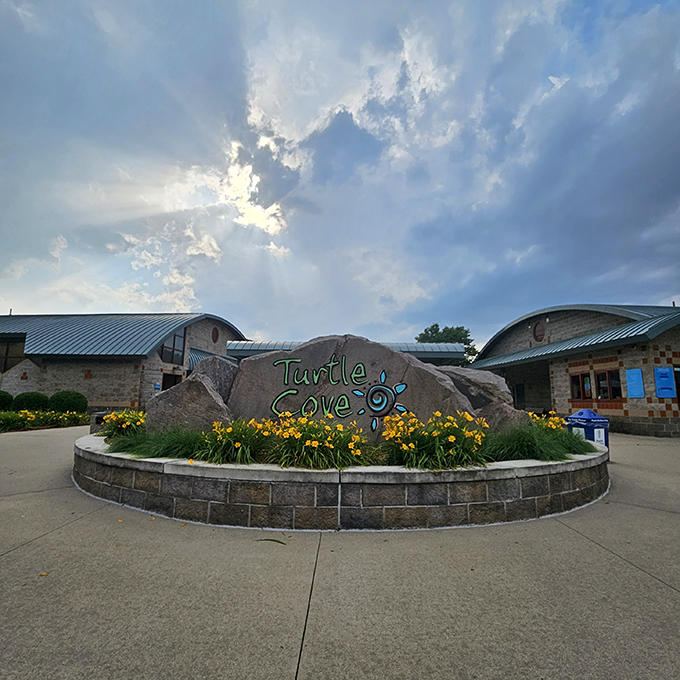 Splash mountain meets lazy river? It's a water wonderland that'll make you say 'shell yeah!
