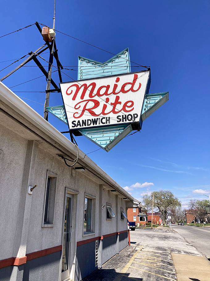 Loose meat, tight flavors! Maid-Rite's iconic sandwiches prove that sometimes, the messiest foods are the most memorable.