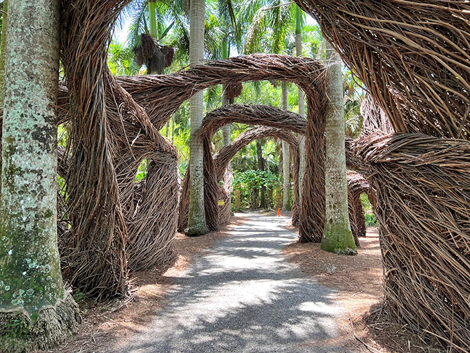 Gazebo goals! This flower-framed beauty is so picture-perfect, it's begging to host the next rom-com wedding scene.